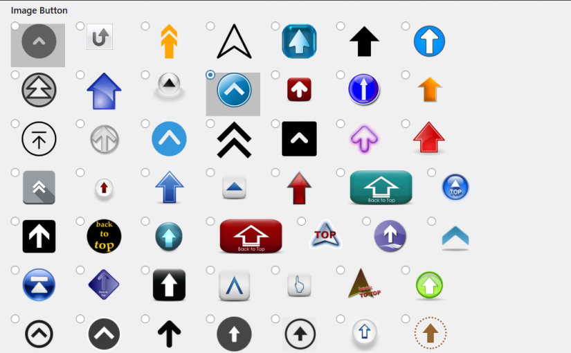 WordPress | プラグイン | WPFront Scroll Top (ページ先頭への移動) | shelokuma tech blog