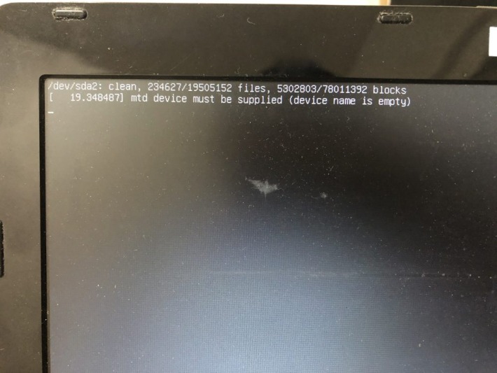 Linux | Ubuntu起動時のエラー表示の解決方法 | shelokuma tech blog