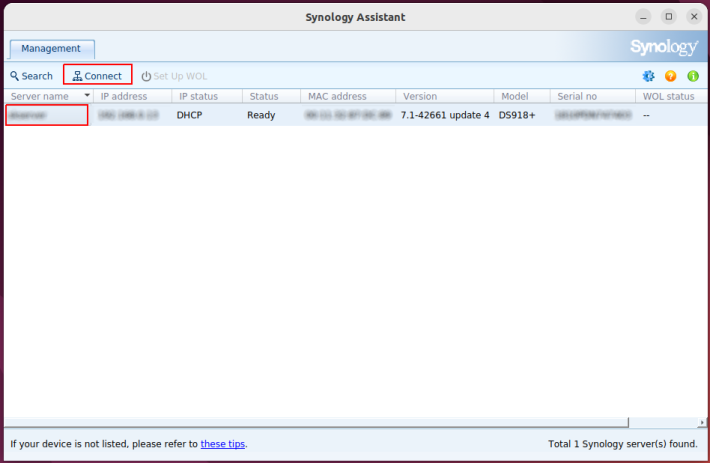 Linux | UbuntuでSynology Assistantを利用したNASへのアクセス方法 | shelokuma tech blog