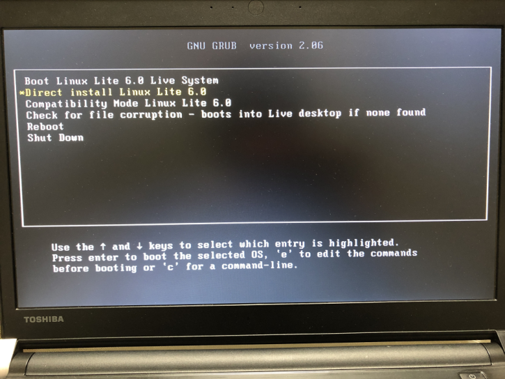 Linux | Linux Liteのインストール方法 | shelokuma tech blog