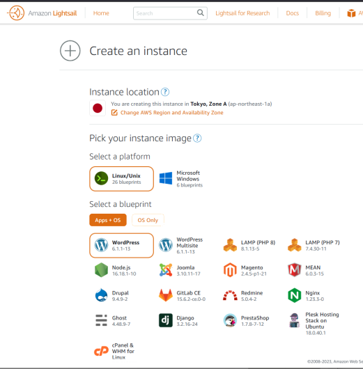 AWS | WordPress | EC2からLightsailへの移行方法 | shelokuma tech blog