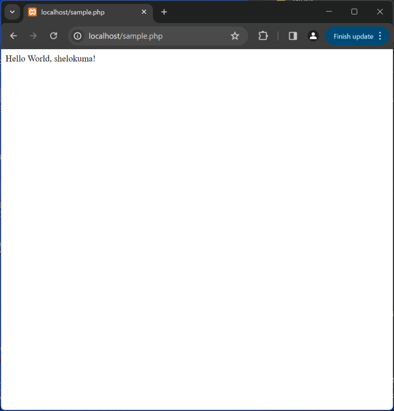 PHP | XAMPP | VS Codeを利用した環境構築方法 | shelokuma tech blog